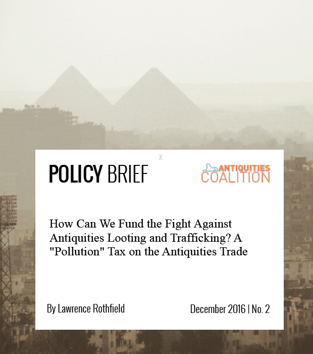 Policy Brief No. 2: How Can We Fund the Fight Against Antiquities ...